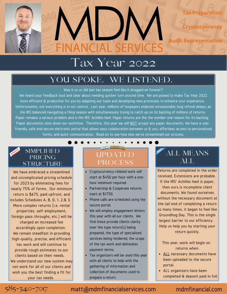 2022 | MDM Financial Services